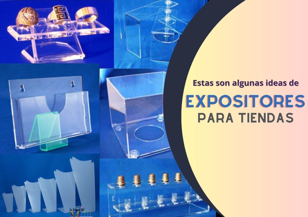 Modelos básicos de expositores para tiendas - La Tienda del Metacrilato